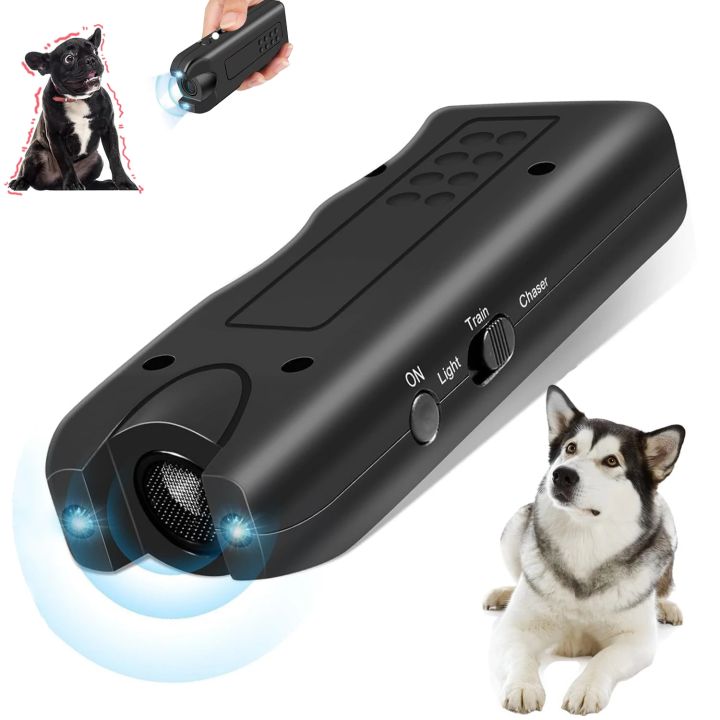 Dog Ultrasonic Repeller Pet Training Device Outdoor Deterrent Chaser ...