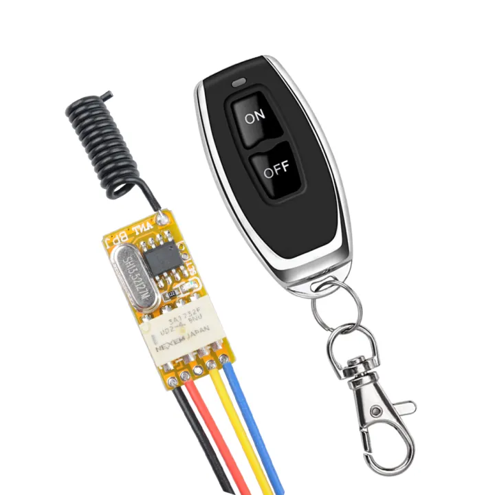 3.7V Tiny RF Remote Control Switch 433Mhz 4.2V 5V 6V 9V 12V Small Relay ...