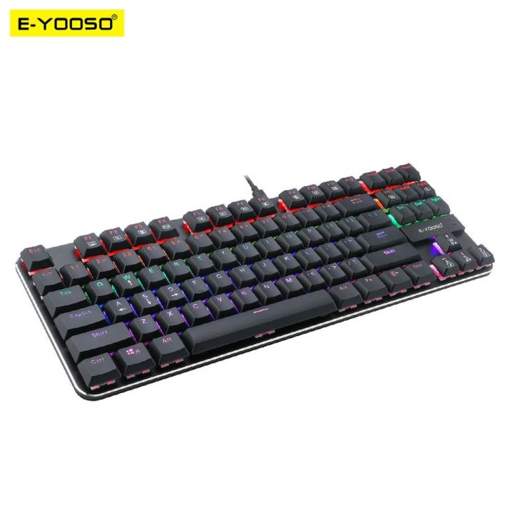 E-Yooso K-630 RGB 87 Keys Wired Mechanical Keyboard Black | Daraz.pk