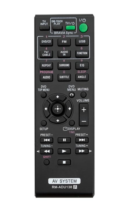 Sony RM ADU 138 DVD home theater Av System Remote controller | Daraz.lk