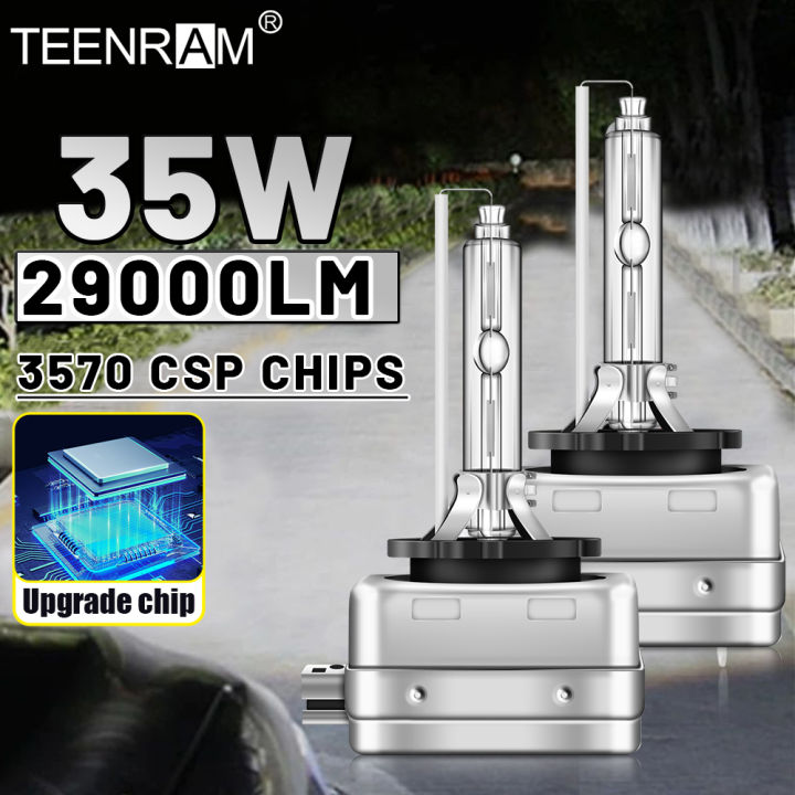 D1S HID Xenon Headlight 29000LM D1 HID Xenon Headlamps Bulbs 3000K 4300K 5000K 6000K 8000K ...