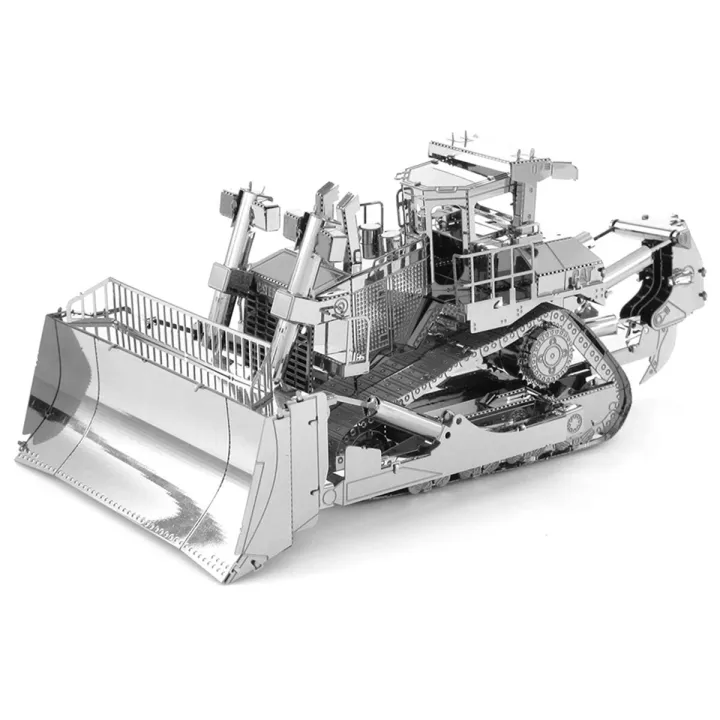 Bulldozer 3D Metal Puzzle Model Kits DIY Laser Cut Puzzles Jigsaw Toy ...