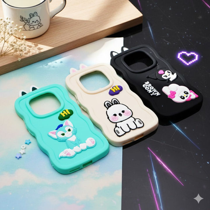 Xiaomi Redmi Note 14 Pro Premium Stuff Back Cover Fancy Wave Style Cute ...