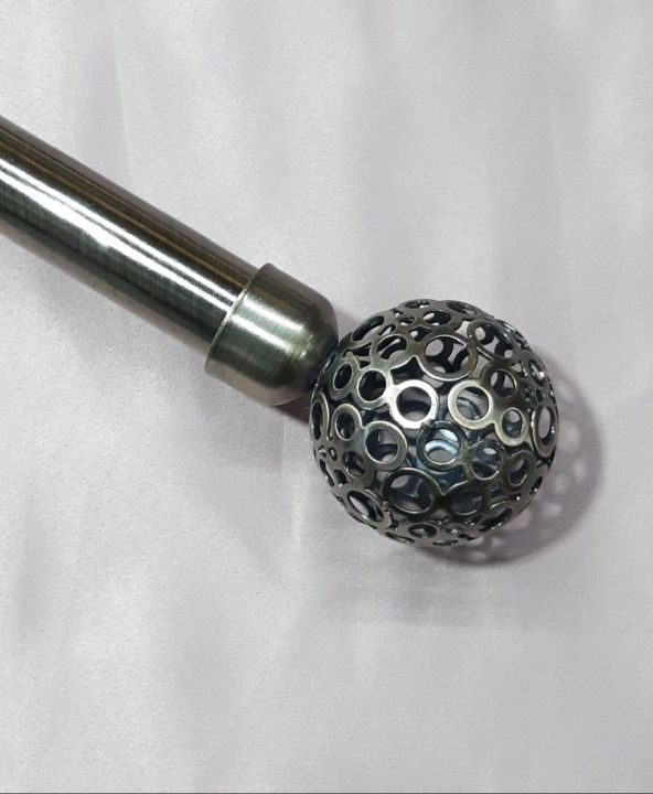 Curtain Rod End Stopper Pack Of Pair 2 Pcs | Daraz.pk