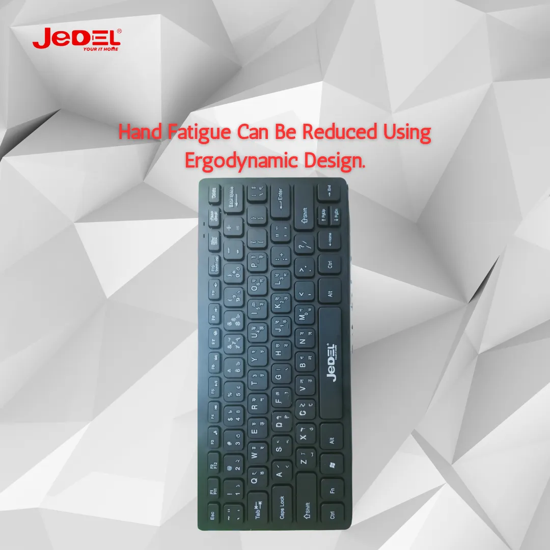 JEDEL-KB1000 USB Wired Ultra Slim Mini Keyboard Office Home Gaming With ...