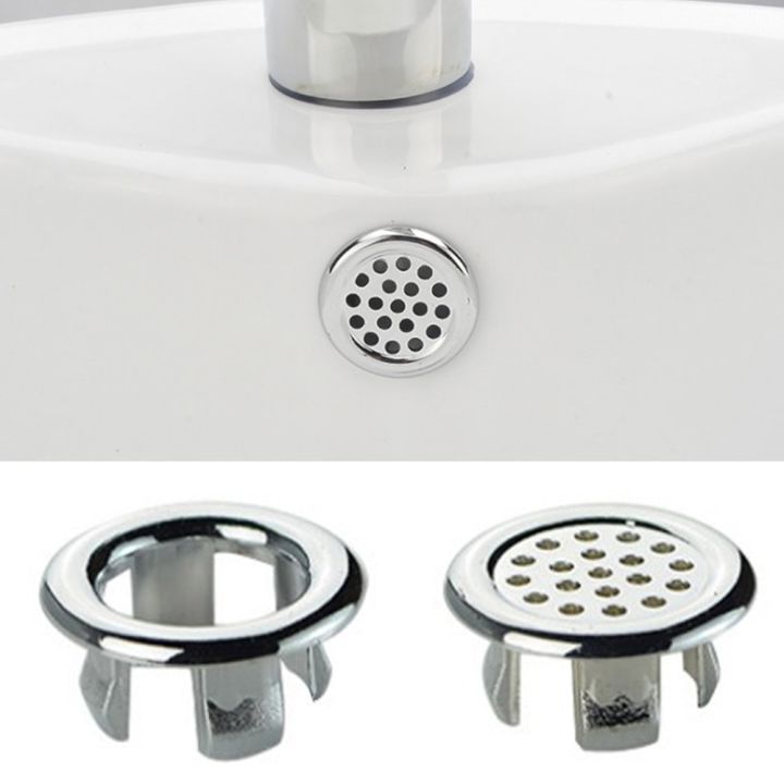 1PC Kitchen Sink Basin Plug Hole Overflow Ring Mesh Hollow Ring ...