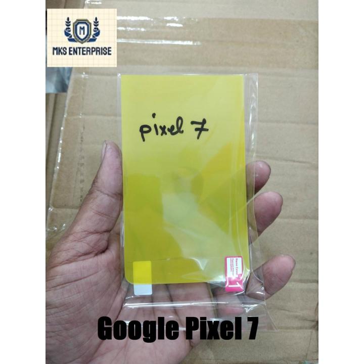Google Pixel 7 Crystal Clear Glossy Finish back Skin Jell Poly ...