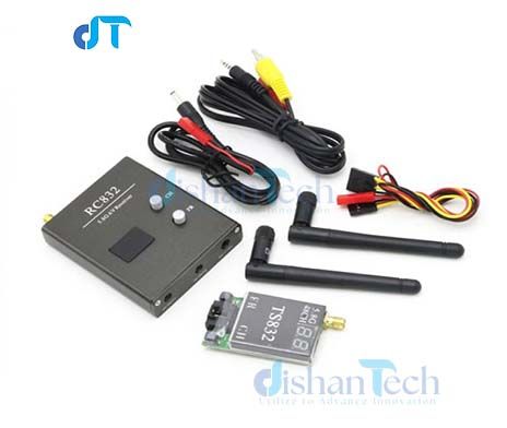 5.8G 40CH FPV DJI VIDEO TRANSMITTER & RECEIVER_TS832 + RC832 WIRELESS ...