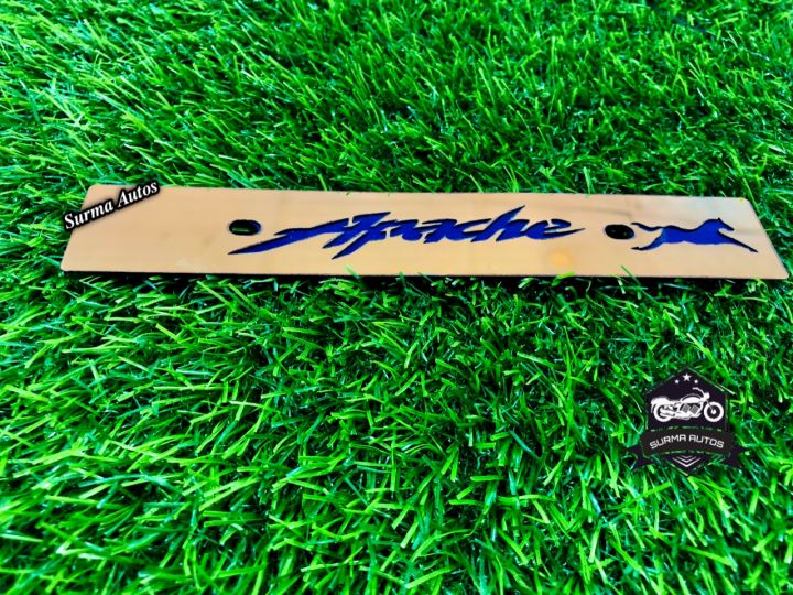 Apache RTR 160 4V Motorcycle New Design Name Plate Metal Gold | Daraz ...