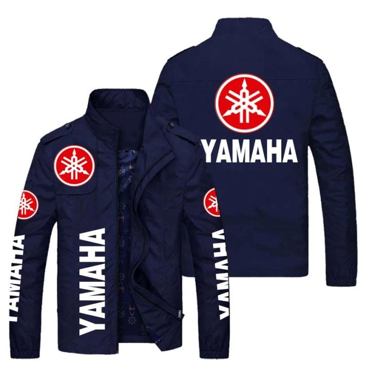 YAMAHA Men's Jacket Motorcycle Jacket Outdoor Sport Zipper Biker Jacket ...