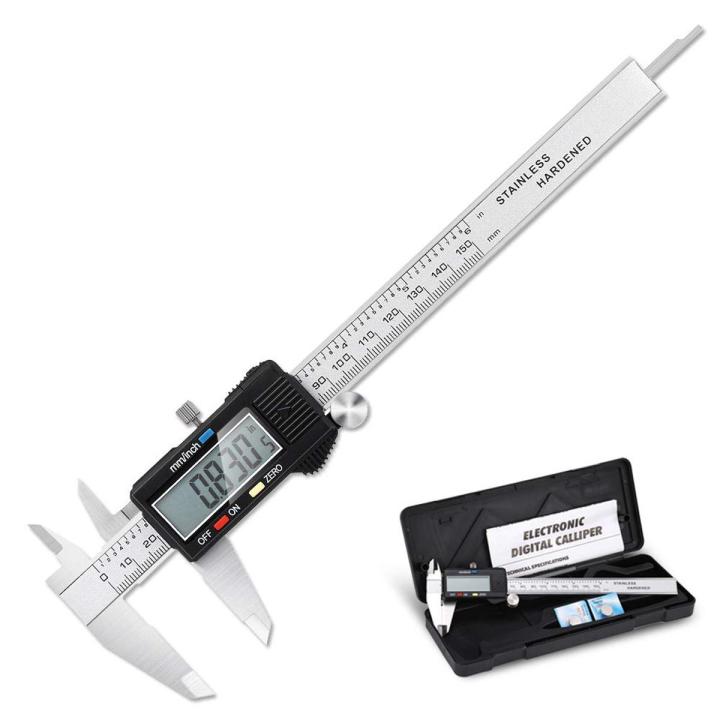Vernier scale Digital Vernier Caliper Electronic LCD Screen Resolution ...