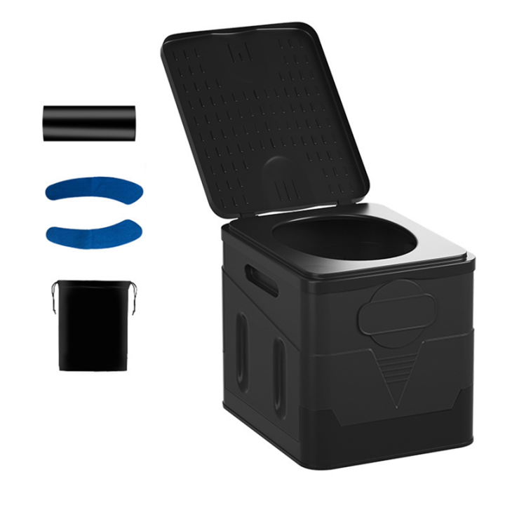 Portable Folding Toilet for Camping Travel Folding Car Emergency Toilet ...