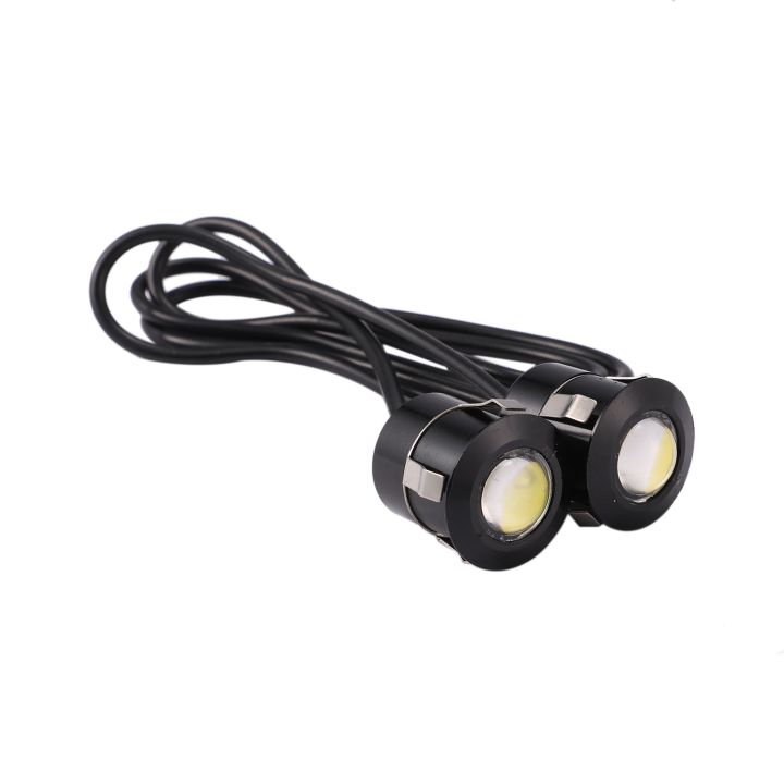 2pcs LED Eagle Eye Backup Light Fog Driving Lamp Car Motorcycle White ...