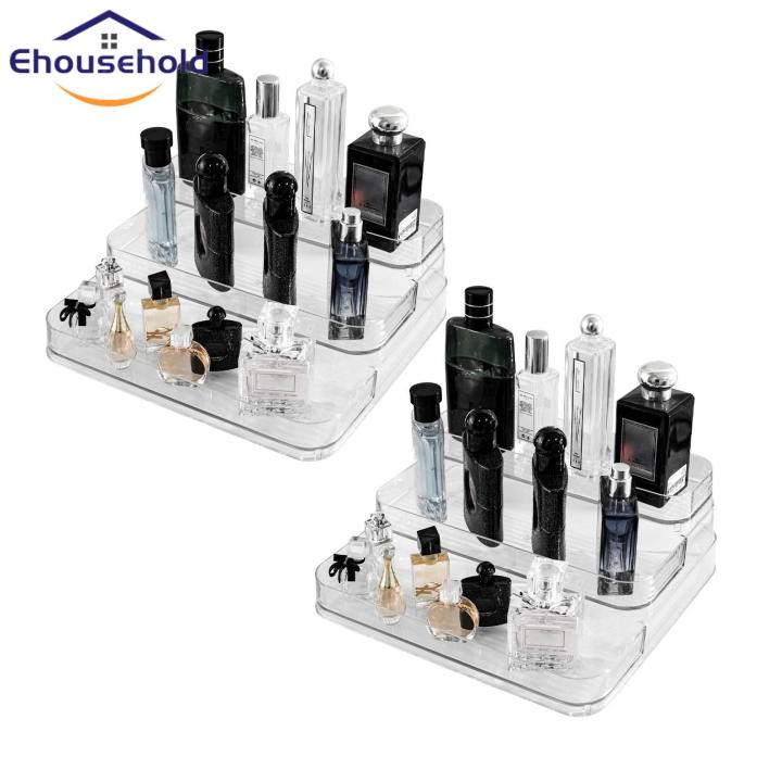 Perfume Storage Rack 3-tier Perfume Organizer Shelf for Bathroom ...