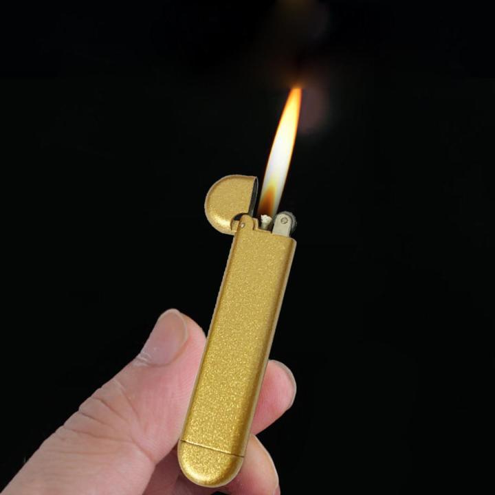 Creative retro lighter personality grinding wheel kerosene lighter ...