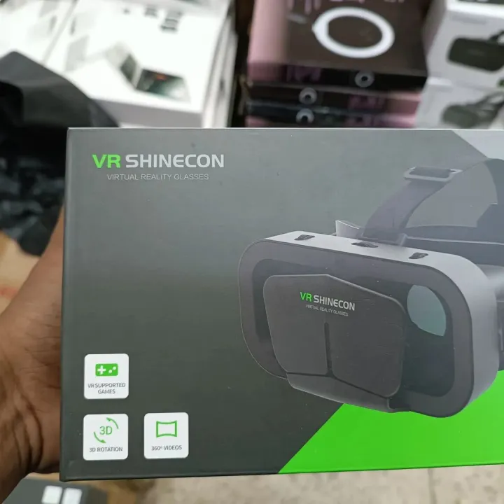VR Shinecon G10 New 3D Virtual Reality Box Gaming Glasses Headset ...