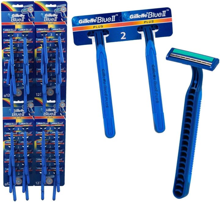 Gillette Blue 2 Plus Razor (5 Pcs Combo) | Daraz.com.bd