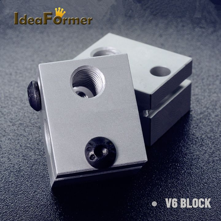 2Pcs 3D Printer Parts V5/V6/MK7 MK8 MK9/MK10/Volcano Aluminium Heater ...