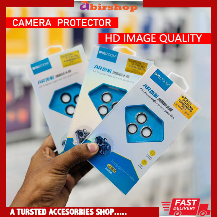 Kuzoom Camera Protector Lens Protector Camera ring for Iphone 11/12/13 ...