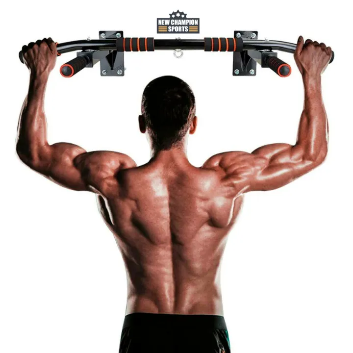 Pull Up Bar Wall Mounted Chin Up Bar Workout Bar Fitness Home Gym Power ...