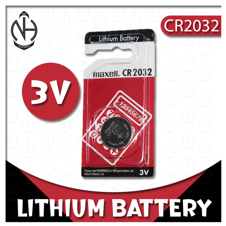 CMOS Coin Type (Motherboard) 3v Lithium Battery Maxell CR2032 | Daraz ...