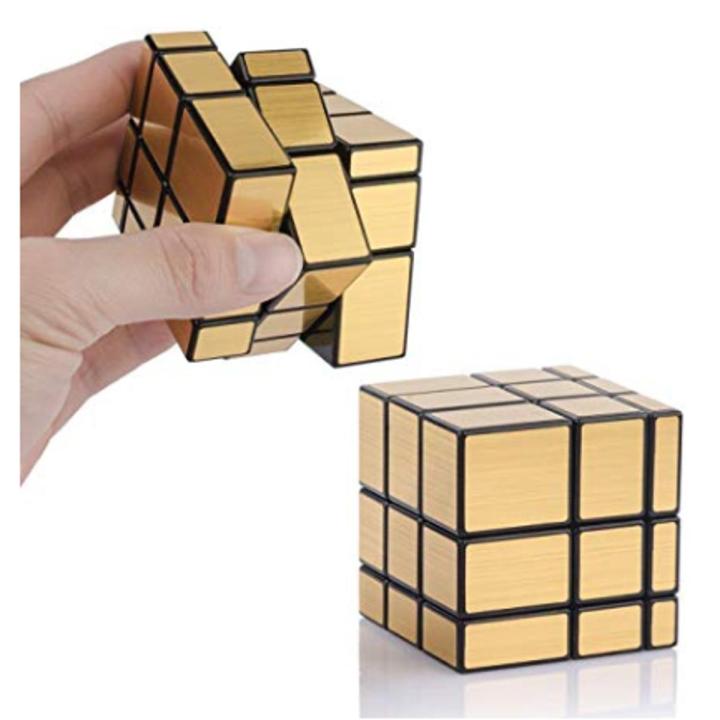 Mirror Cube 3x3 Speed Cube Gold Mirror Blocks Puzzle Toys | Daraz.com.bd