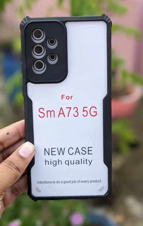 For Samsung Galaxy A73 5G Cases Shockproof Airbag Bumper Soft Back ...