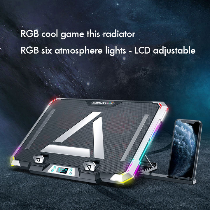 Laptop Cooler LCD Cooling Pad Base Notebook Cooler Computer USB Fan ...