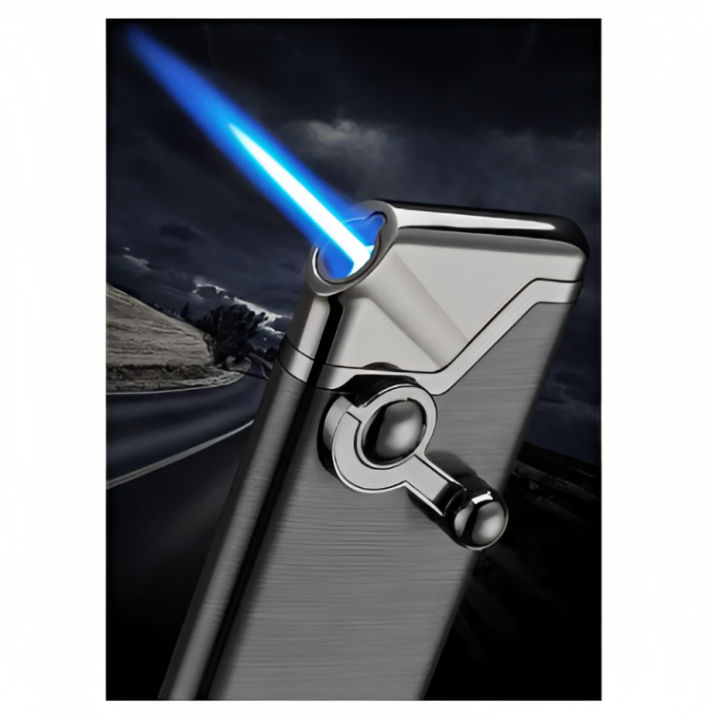Flint Gas Lighter Retro Jet Torch Turbo Lighter Metal Lighter Mini ...