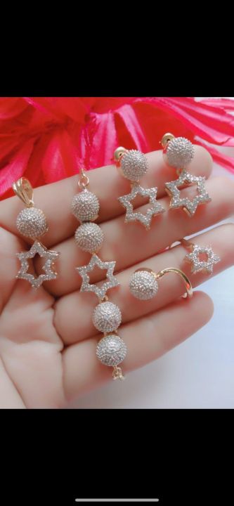 Alloy Gold-plated Gold Jewel Set (Pack of 1) | Daraz.com.bd