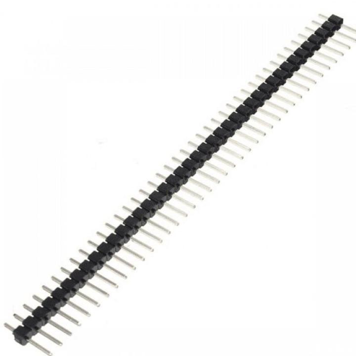 2Pcs- MALE 40×1 ROW Male Header Pin 40×1 Straight Pins Single Row 2 ...