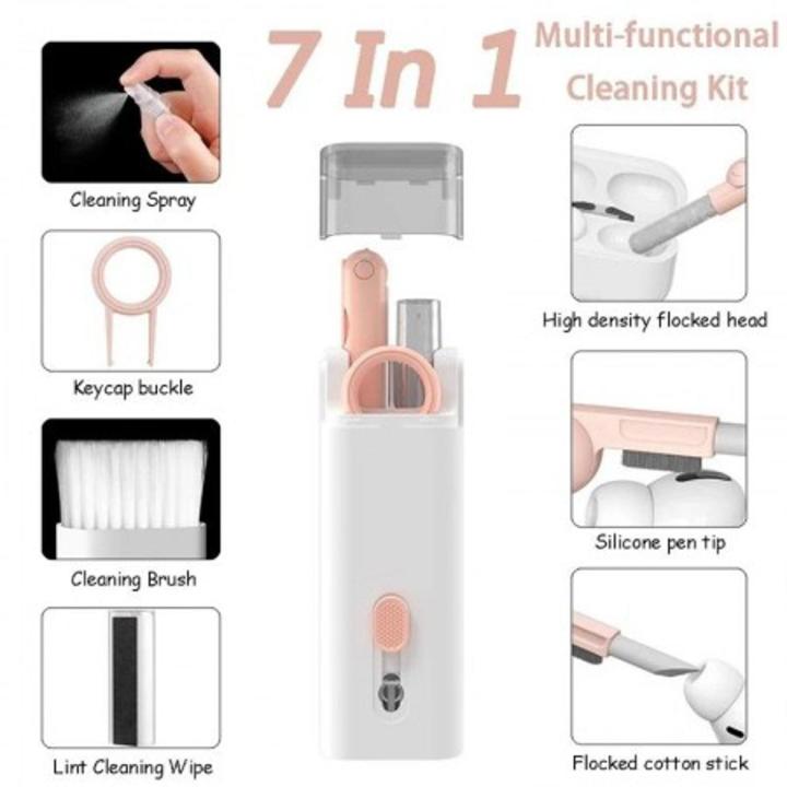 7 in 1 Multi-function Cleaning Brush kit | Daraz.com.bd