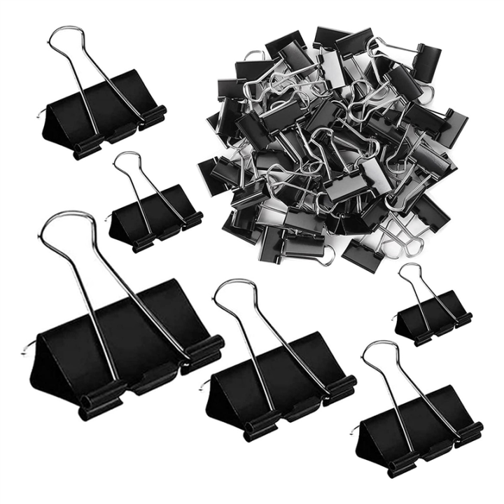 Binder Clips Paper Clamps 208 Pack Assorted Sizes, Jumbo, Large, Medium ...