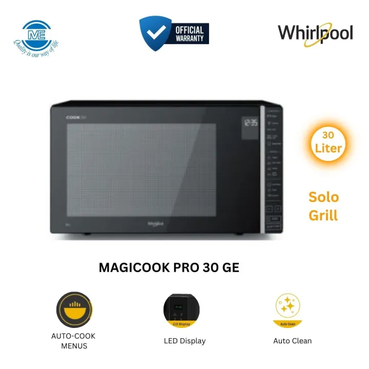 WHIRLPOOL 30 Liter Grill Microwave Oven | MAGICOOK PRO 30 GE | Daraz.com.bd