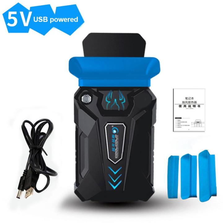 New Mini Vacuum Air Extracting USB Cooling Pad Cooler Fan For Notebook ...