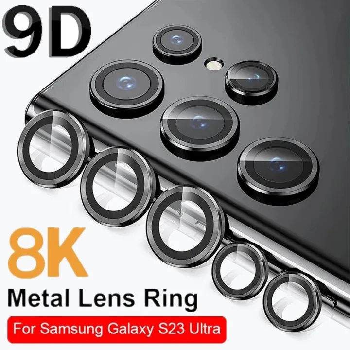 For Samsung Galaxy S23 Ultra 5G 5PCS Camera Lens Protector Rings ...