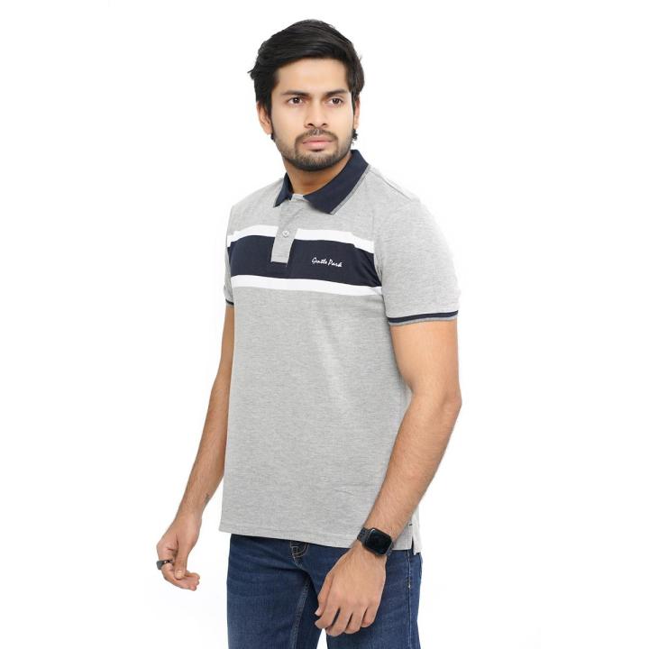 Gentle Park Ash Color Polo Shirt | Daraz.com.bd