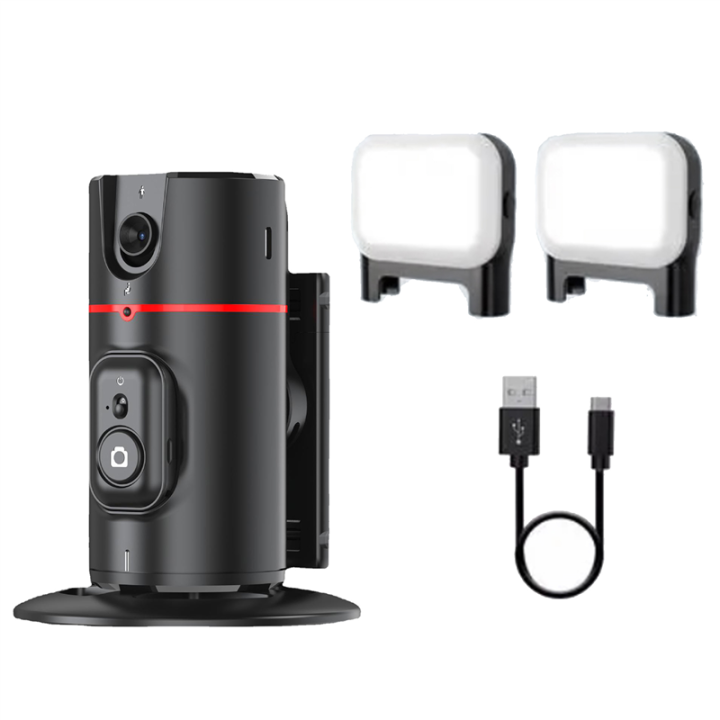 360° Gimbal Stabilizer Desktop AI Automatic Tracking Gimbal with Remote ...