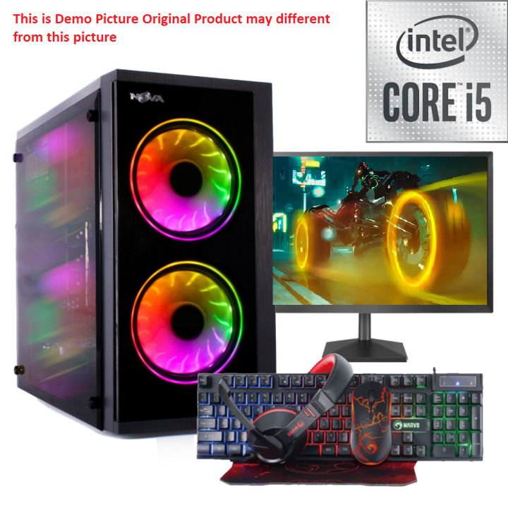 Full SET RGB Gaming Desktop Intel Core-i5-6th Gen-8GB DDR4 Ram-240GB ...