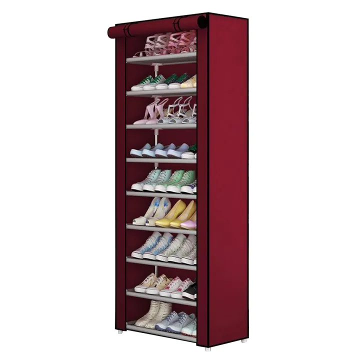 Steel Portable Multi Utility Shoe Rack - 9 Shelf | Daraz.com.bd