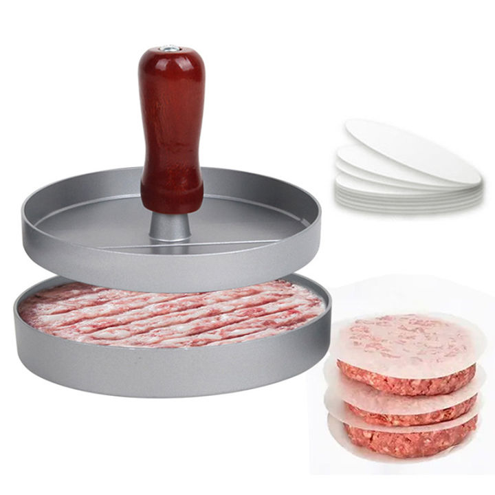 High Guality Round Hamburger Mold Aluminum Alloy Hamburger Meat Beef ...