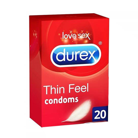 NEw Durex Condoms Thin Feel (3's) 1Pack | Daraz.com.bd