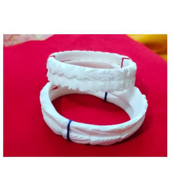 Durga Puja & All Time Use Conch Shell Shakha Bangles | Daraz.com.bd