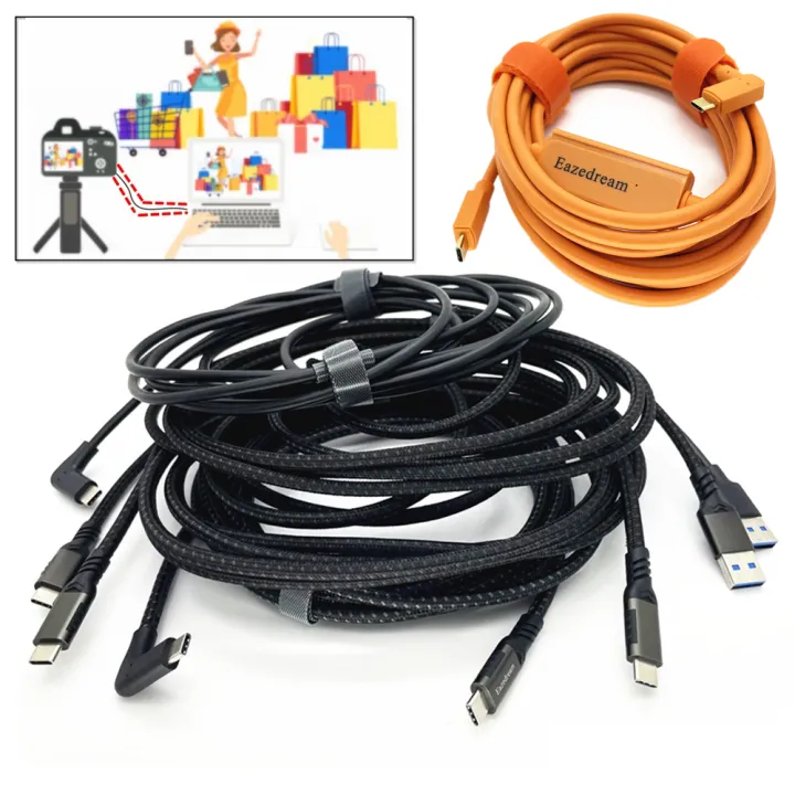 Eazedream 3m/5m Type-C USB to USB-C Live Stream Tethered Cable for Sony ...