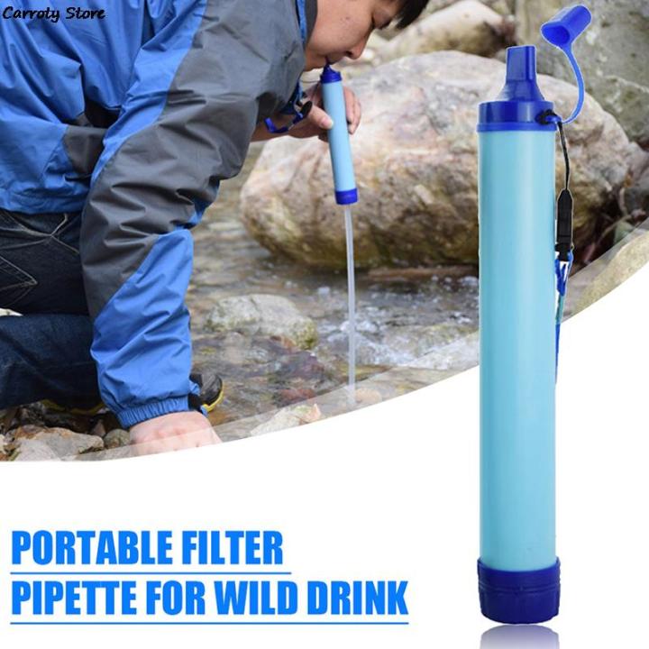 1Pc Portable Outdoor Water Purifier Camping Hiking Emergency Survival ...