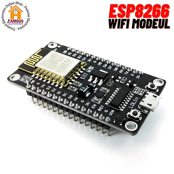 NodeMcu V3 LoLin Lua WIFI Internet of Things Connector Development Board ESP 8266 V3, LoLin ...