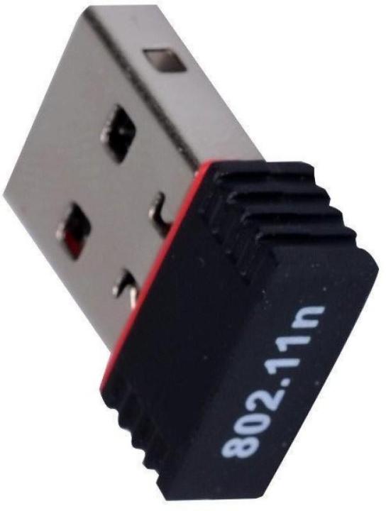 Wifi Receiver Nano Adapter 300Mbps - Black | Daraz.com.bd