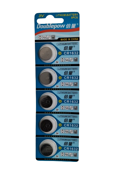 Doublepow CR1632 3V Coin Cell Lithium Button Battery, Blister Pack - 5Pcs | Daraz.com.bd