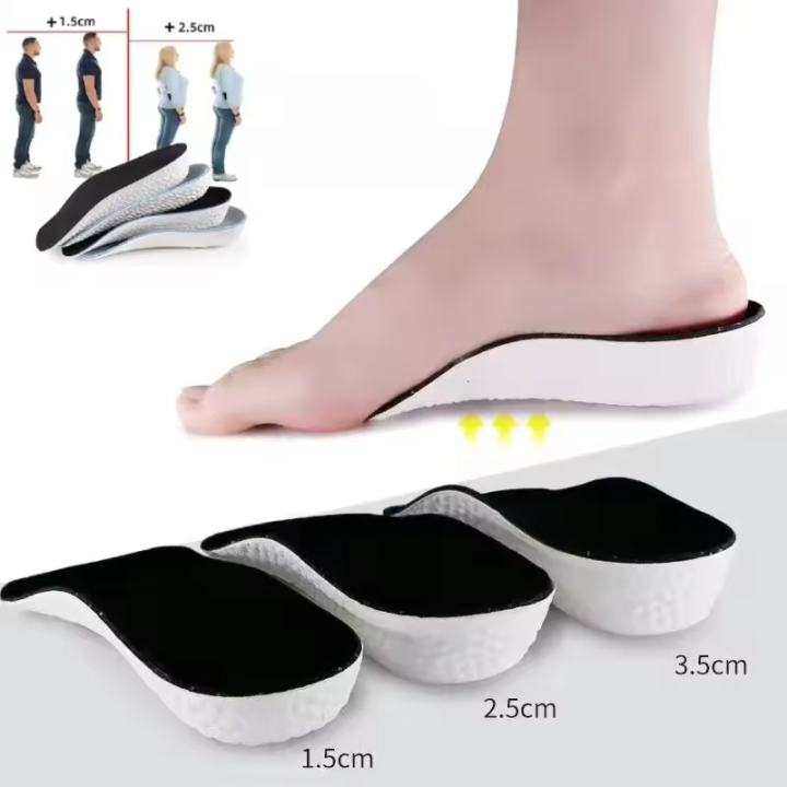 1 Pair of Height Increaser - 1.5CM 2.5CM 3.5CM Heighten Lifter- Insoles ...