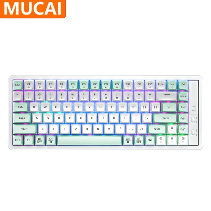 MUCAI GK85 Gaming Mechanical Keyboard Orange Switch 85 Keys USB Wired ...